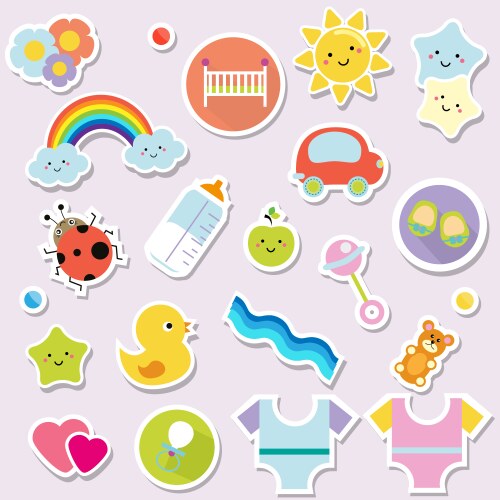 Seamless children background Royalty Free Vector Image