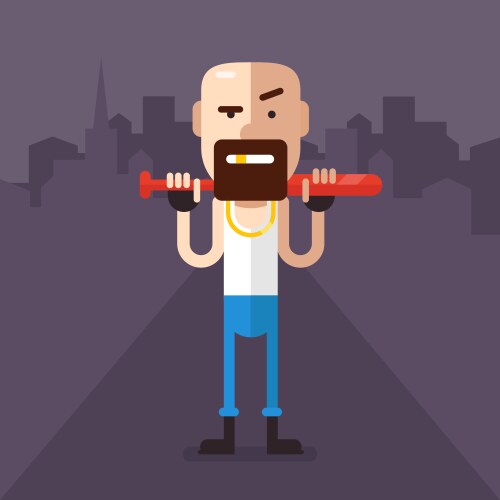 Cartoon bald man Vector Images & Graphics for Commercial Use | VectorStock