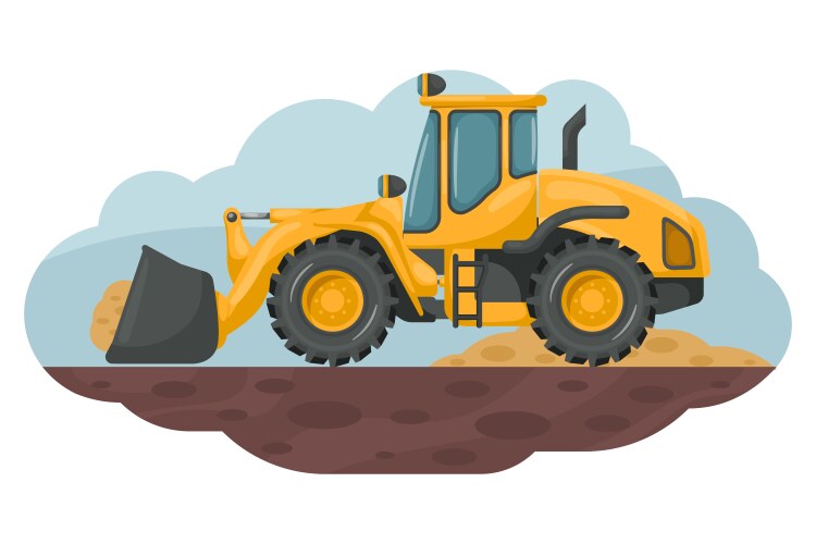 Backhoe Cartoon Vector Images (over 690)