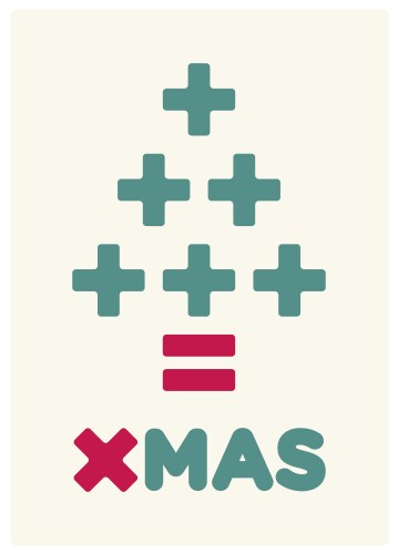 Christmas Card Math Vector Images (over 150)