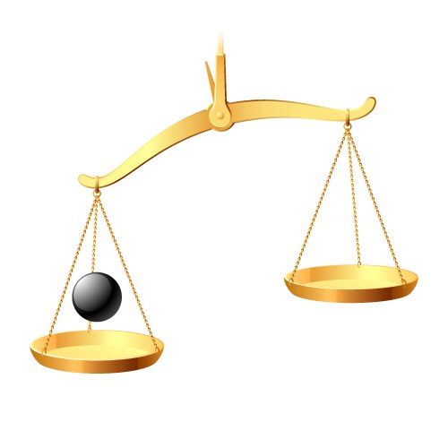 Realistic detailed 3d calibration weight Vector Image