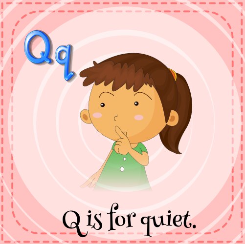 Letter Q Words and Pictures Vector Images (30)