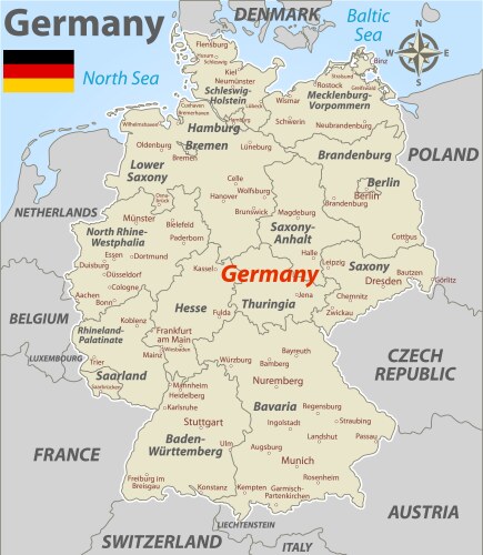 Germany Cities Map Vector Images (over 4,400)
