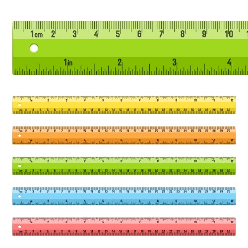 Tape measure in centimeters Royalty Free Vector Image