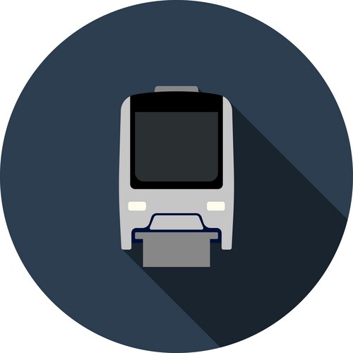 Monorail icon Royalty Free Vector Image - VectorStock