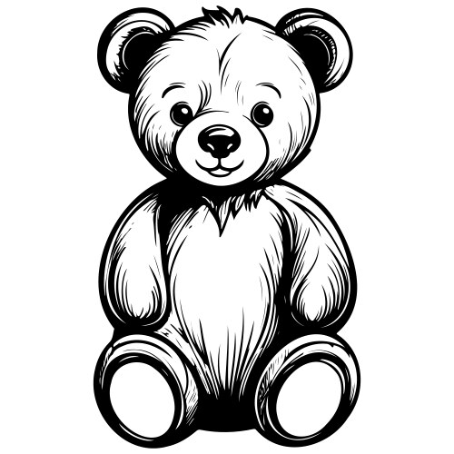 Kostenlose Teddy Bear Outline Vector Images (über 140)