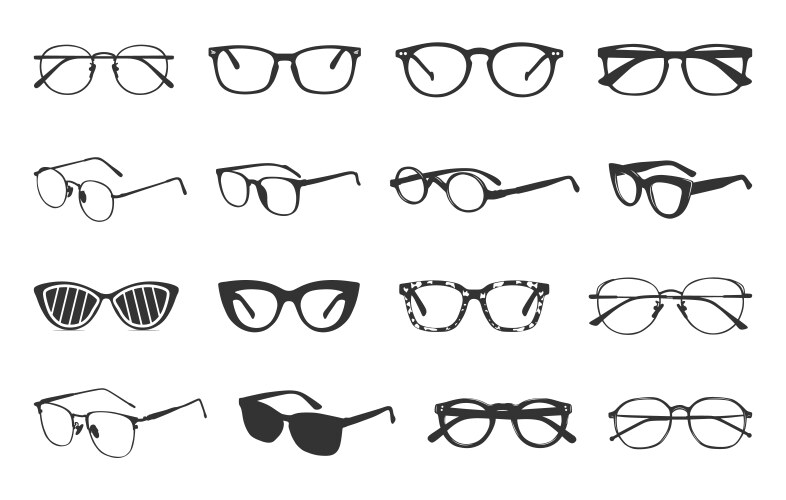 Eyeglasses Outline Vector Images (over 9,900)
