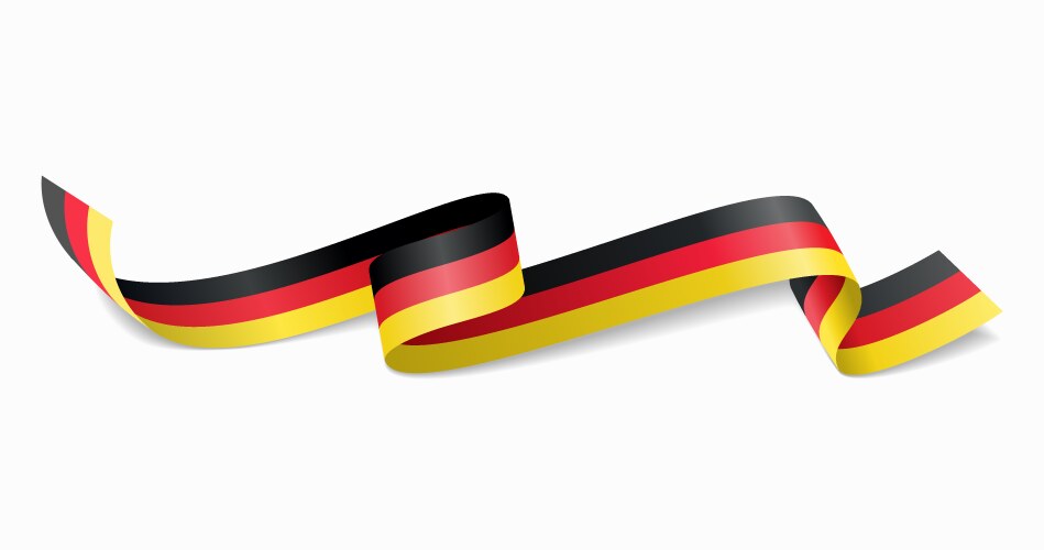German flag wavy abstract background Royalty Free Vector