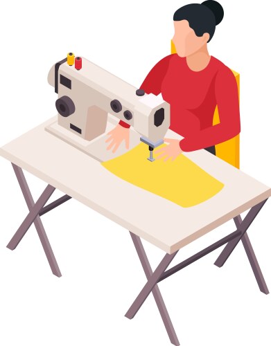 Sewing factory icon Royalty Free Vector Image - VectorStock
