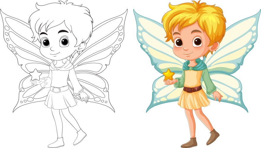 Boy Fairies Vector Images (over 6,700)