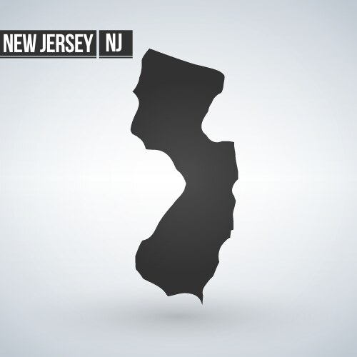 State Outline New Jersey Vector Images (over 550)