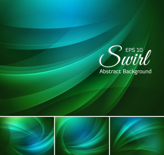 Blue Green Swirl Background Vector Images (over 17,000)
