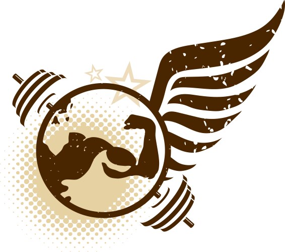 Gym symbol Royalty Free Vector Image - VectorStock