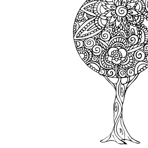 Mandala Tree Vector Images (over 1,200)