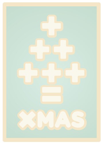 Christmas Card Math Vector Images (over 150)