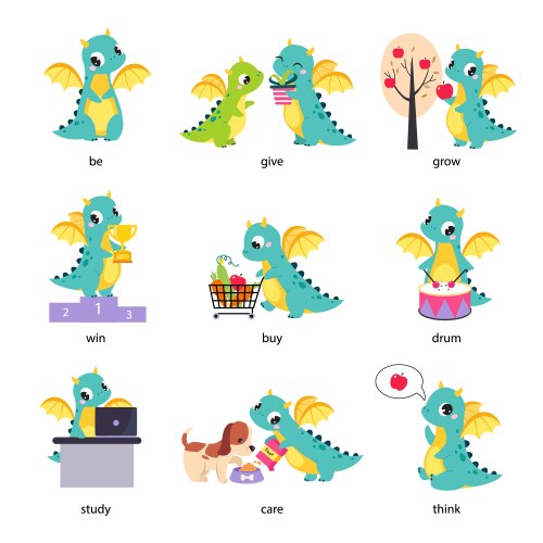 Verb Cartoon Vector Images (over 240)