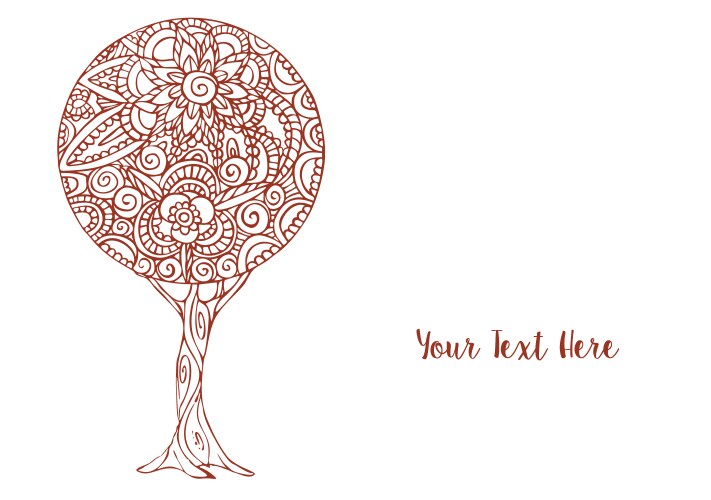 Mandala Tree Vector Images (over 1,200)