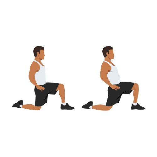 Hip Flexor Stretch Vector Images (over 100)