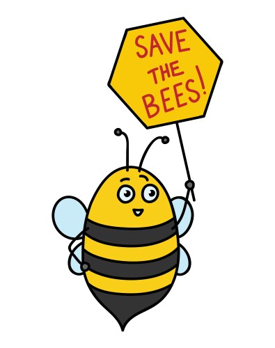 Save the Bees Vector Images (over 290)