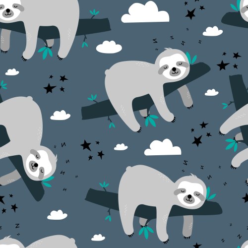 Cute Sloth Print Vector Images (over 2,700)
