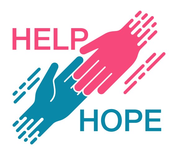 Charity and support voluntary giving help Vector Image