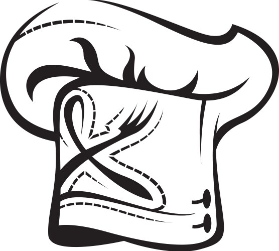 Chef hat Royalty Free Vector Image - VectorStock