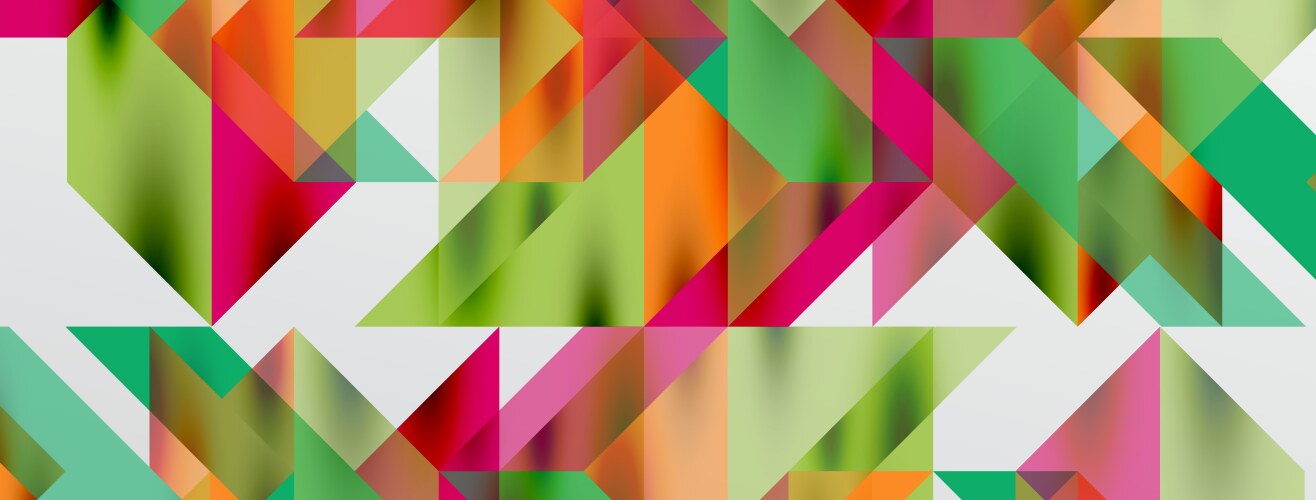 Tech minimal overlapping triangle shapes elements Vector Image