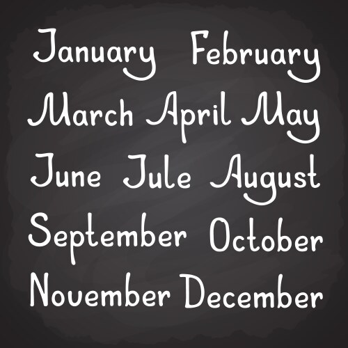 February Word Vector Images (over 5,000)