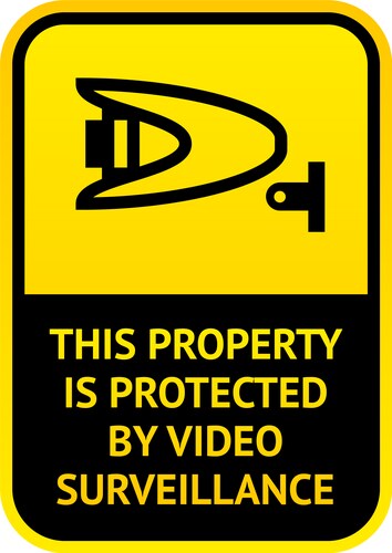 Sticker warning safety sign Royalty Free Vector Image