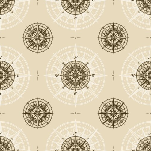 Vintage nautical medieval wind rose Royalty Free Vector
