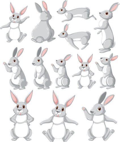 Cute Cartoon Rabbit Vector Images (over 96,000)