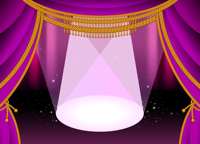 Theater stage Royalty Free Vector Image - VectorStock