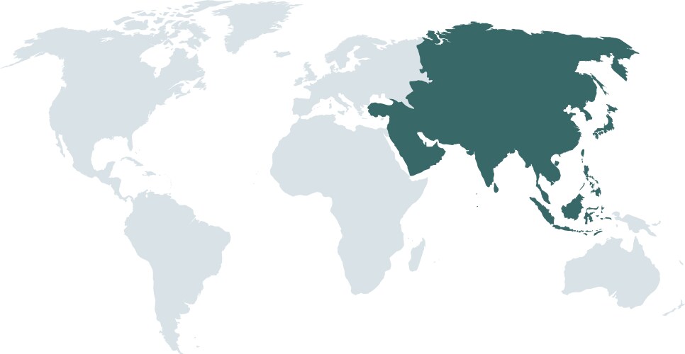 World map in grey color on white background high Vector Image