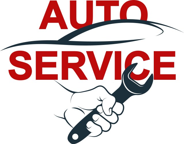 Auto mechanic symbol Royalty Free Vector Image