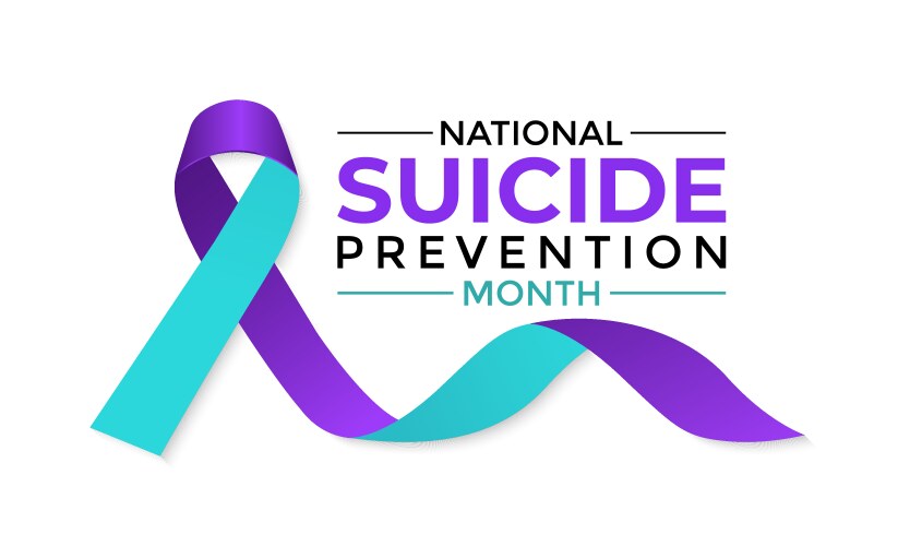 National suicide prevention month Royalty Free Vector Image