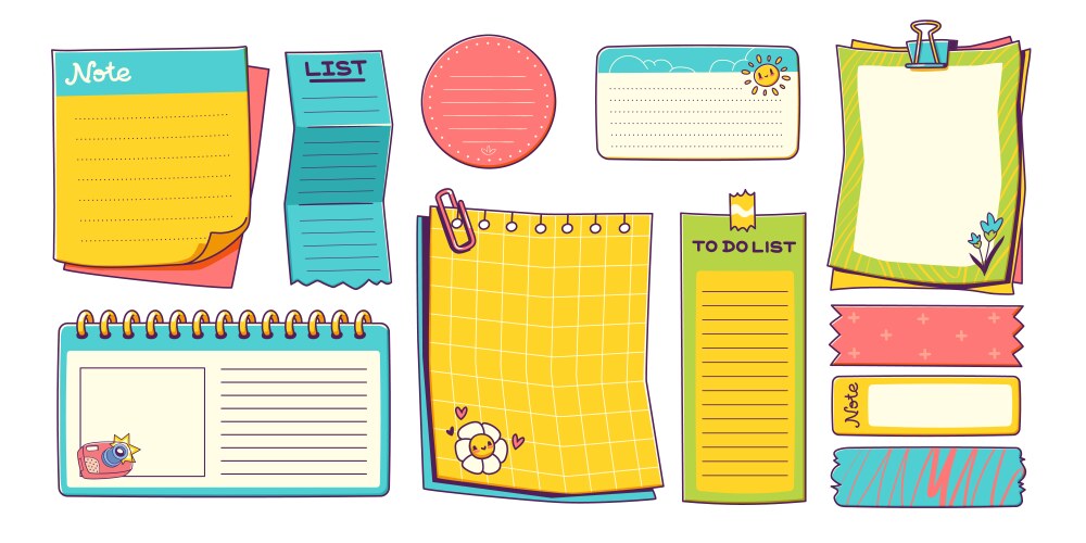 Cartoon Notes Vector Images (over 62,000)