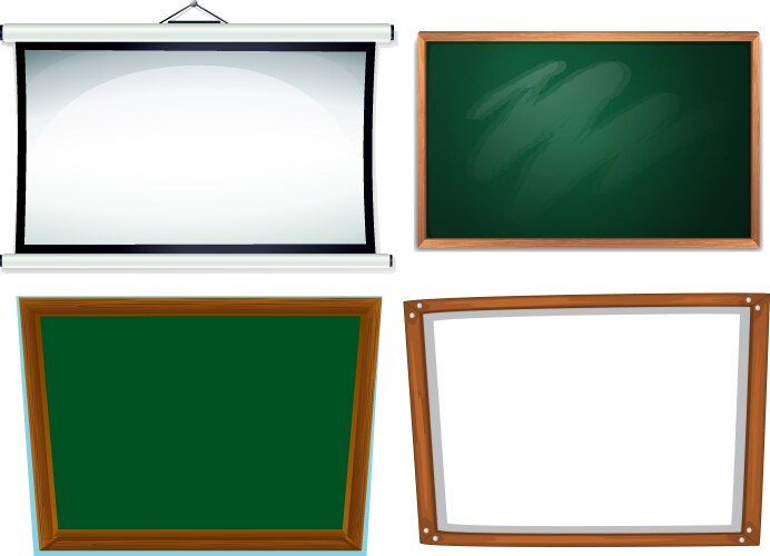 Printable learning tools border frame template Vector Image