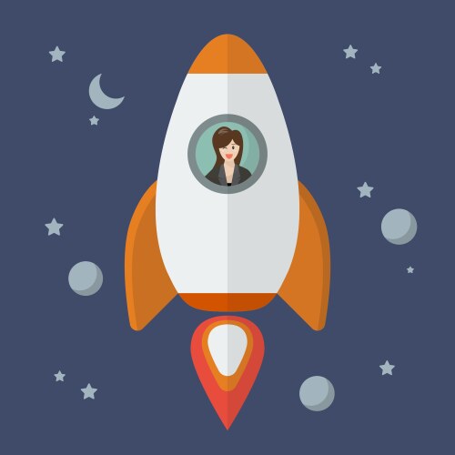 Rocket Woman Vector Images (over 4,900)