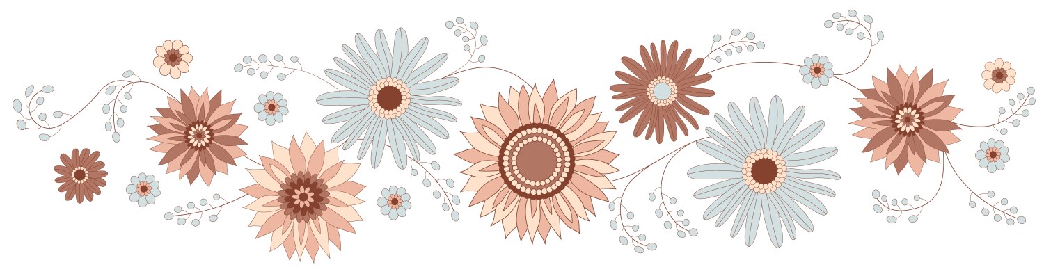 Hippie Flower Border Vector Images (over 1,700)