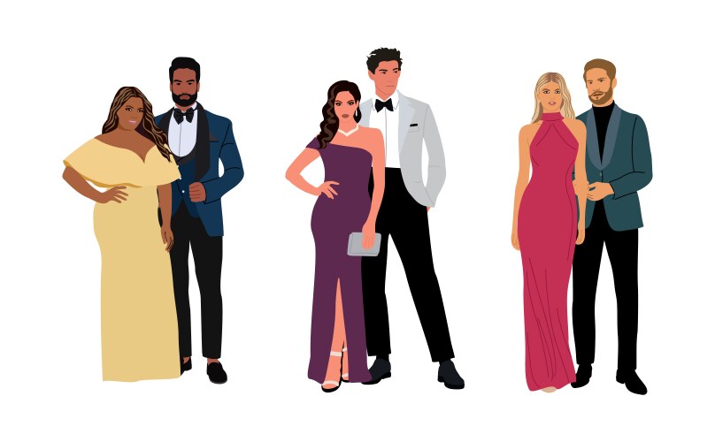 Couples Formal Vector Images (over 2,100)