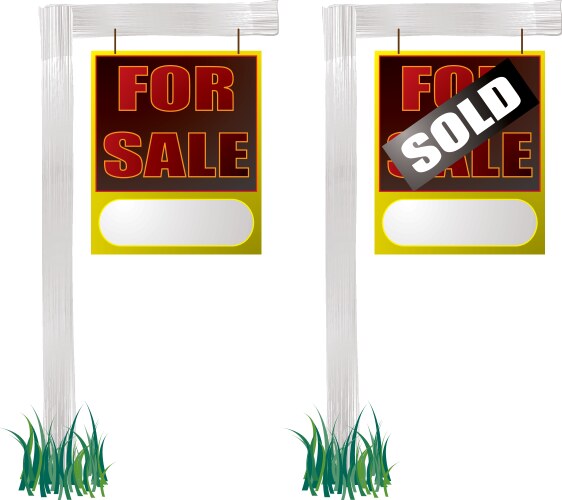 For Sale Sold Sign Vector Images (over 19,000)