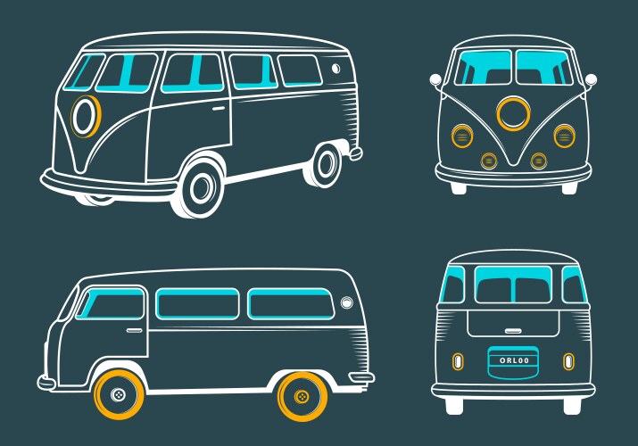 Hippie Bus Vector Images (over 2,100)