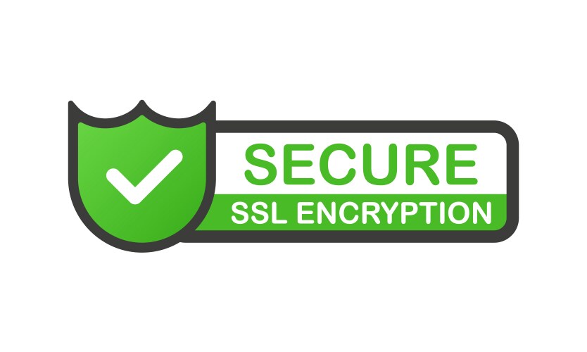 Website ssl secure sockets layer Royalty Free Vector Image