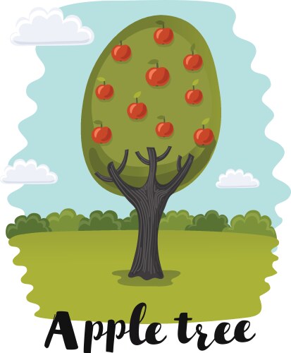Apple Tree Cartoon Vector Images (over 4,700)