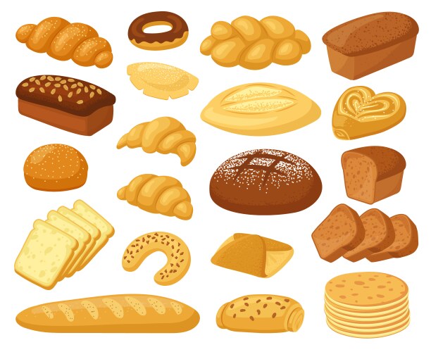 Bread Cartoon Vector Images (over 59,000)