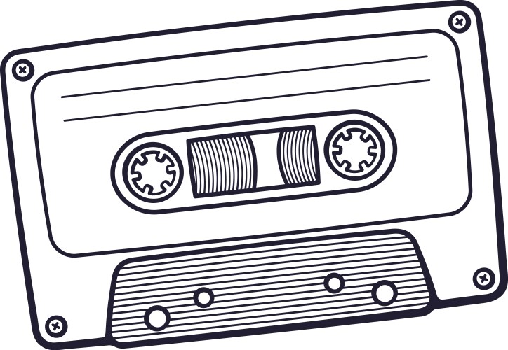 Cassette Tape Drawing OC] Cassette Player : R/drawing