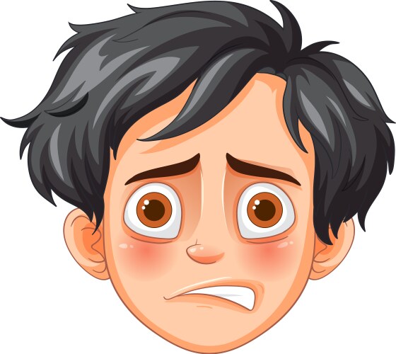 Anxiety Face Drawing