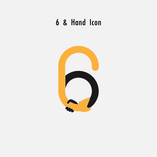 Number Six Hand Vector Images (over 970)