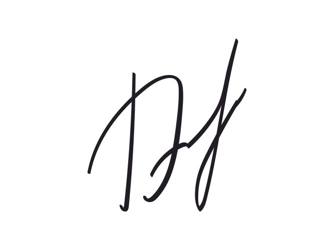 Handwritten fictitious signature scribble Vector Image