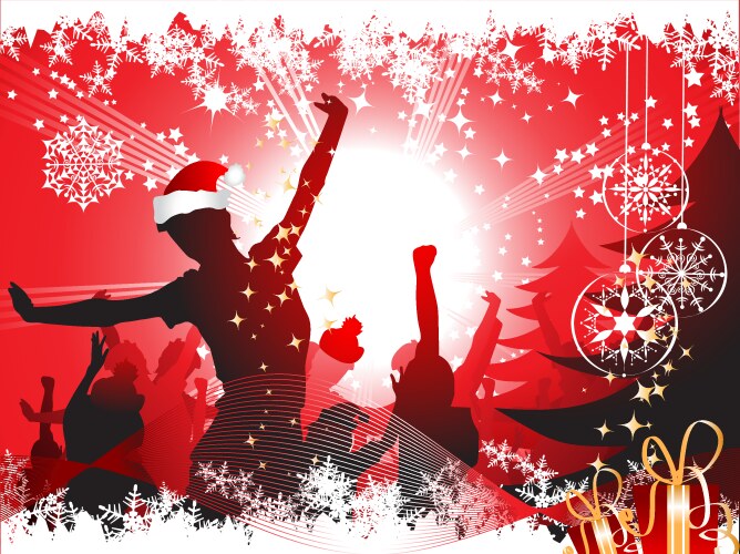 Decorative holiday lights in beach background Vector Image